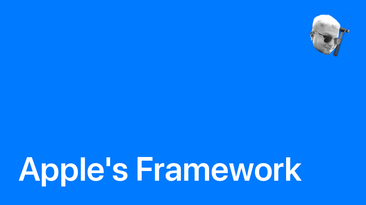 Apple's Framework - Sparrow Code